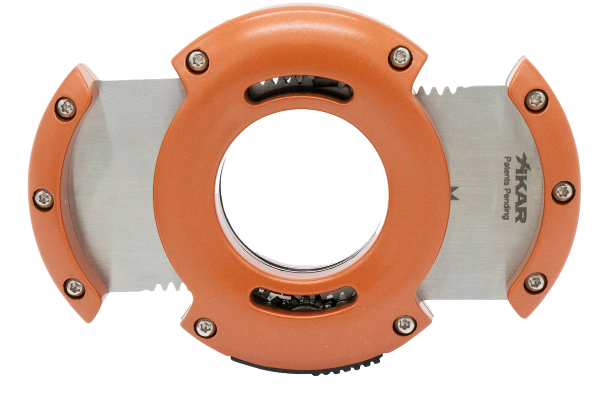 XIKAR® XO Stainless Steel Cigar Cutter - Chopper Orange – Every Day Is ...